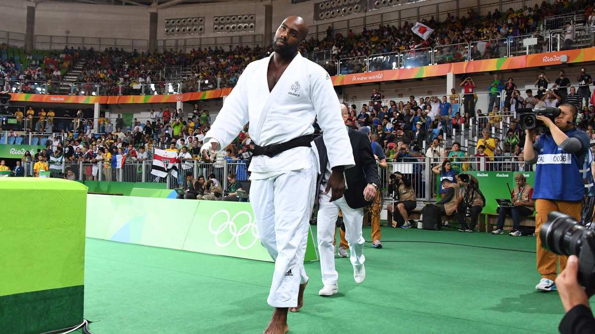 JO RIO 2016 - Athlétisme : Quand Teddy Riner glisse un tacle à Renaud ...