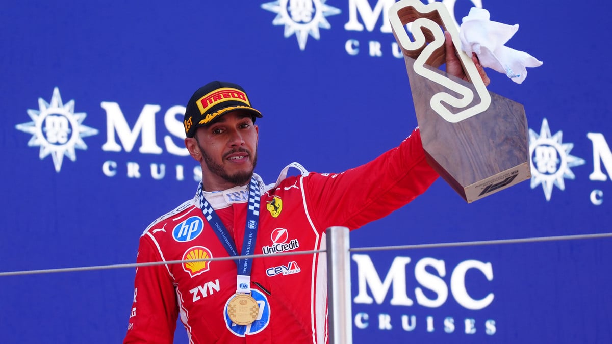 F1 - «C’est incroyable» : L’émotion de Lewis Hamilton après ses galères ...