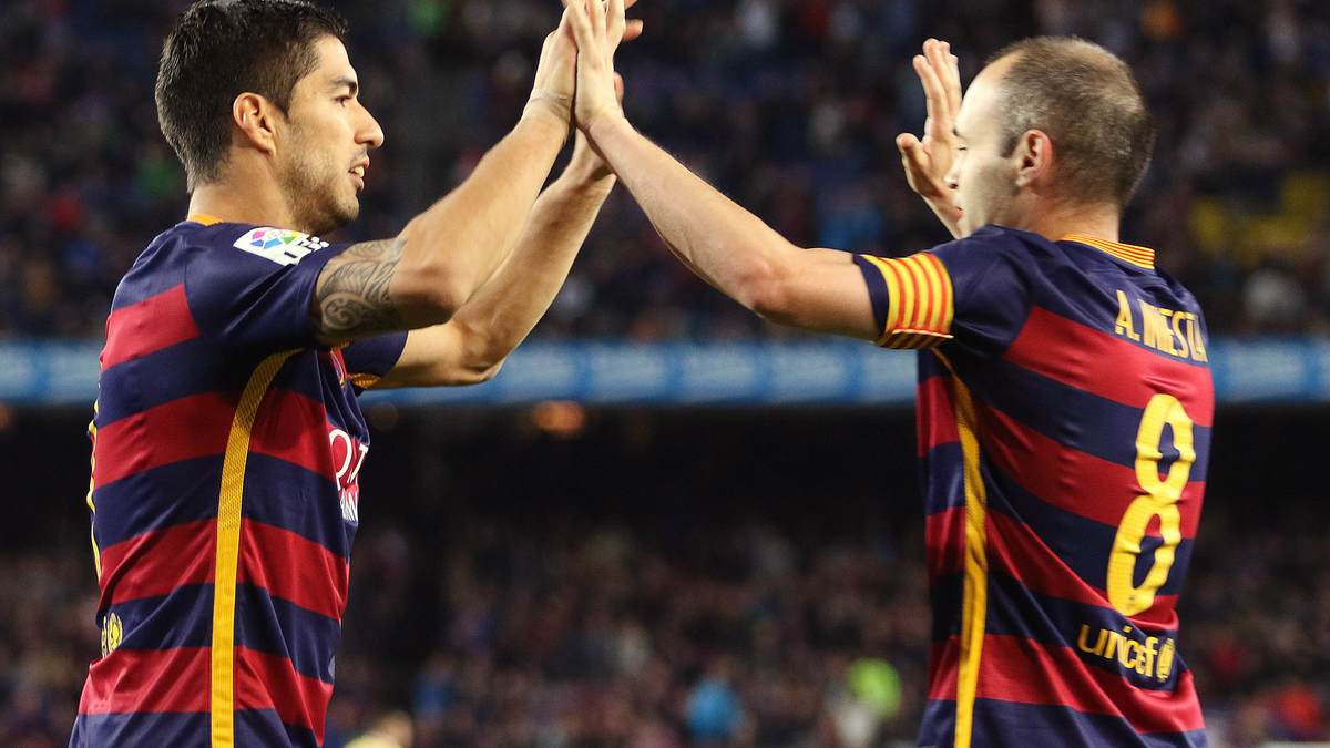 Mercato - Barcelone : Luis Suarez rend hommage à Andrés Iniesta ...