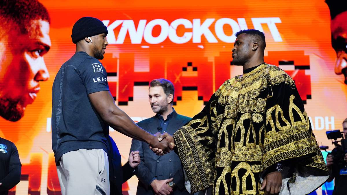 Boxe : Joshua livre son impression sur Ngannou avant leur combat ...